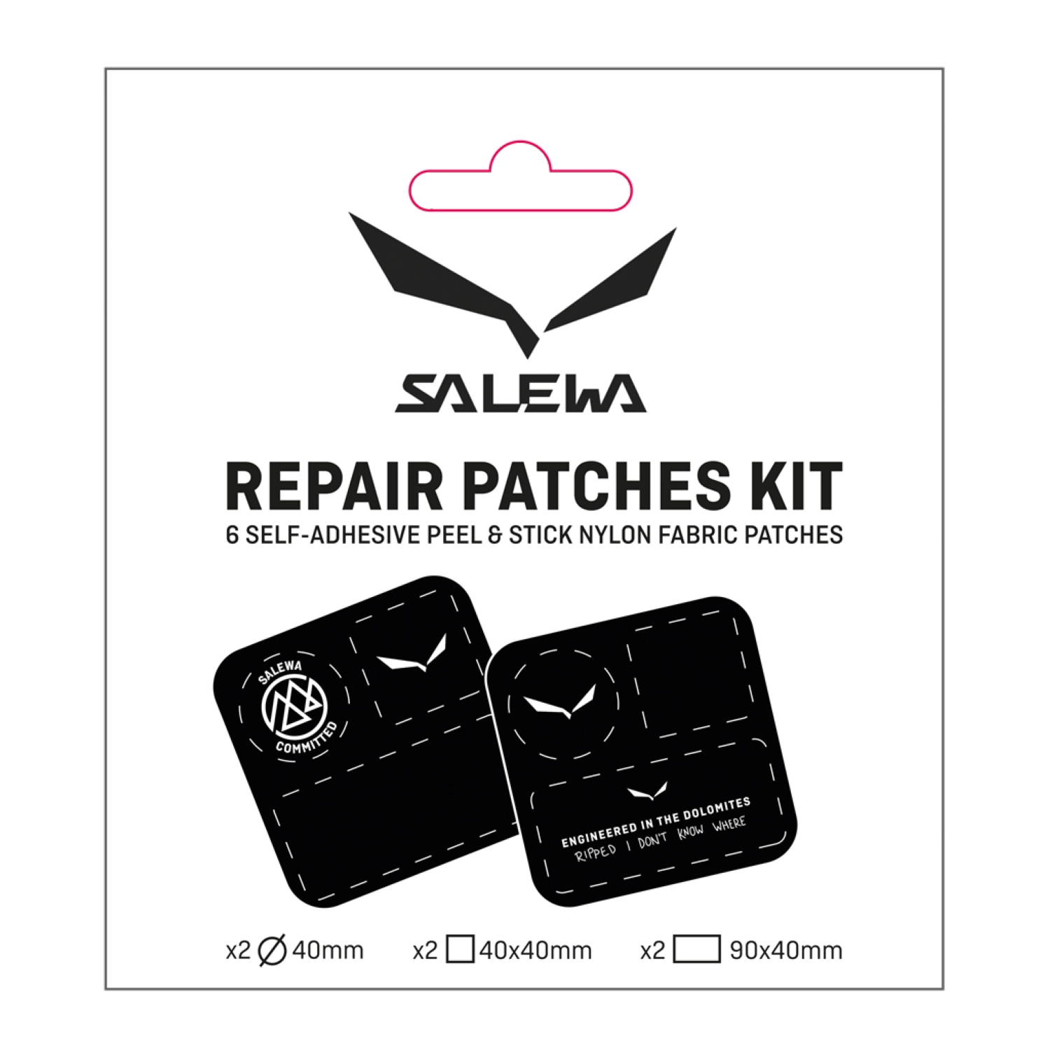 Zestaw Łat Samoprzylepnych Salewa Repair Patches Kit, Kolor • Lavaredo.pl